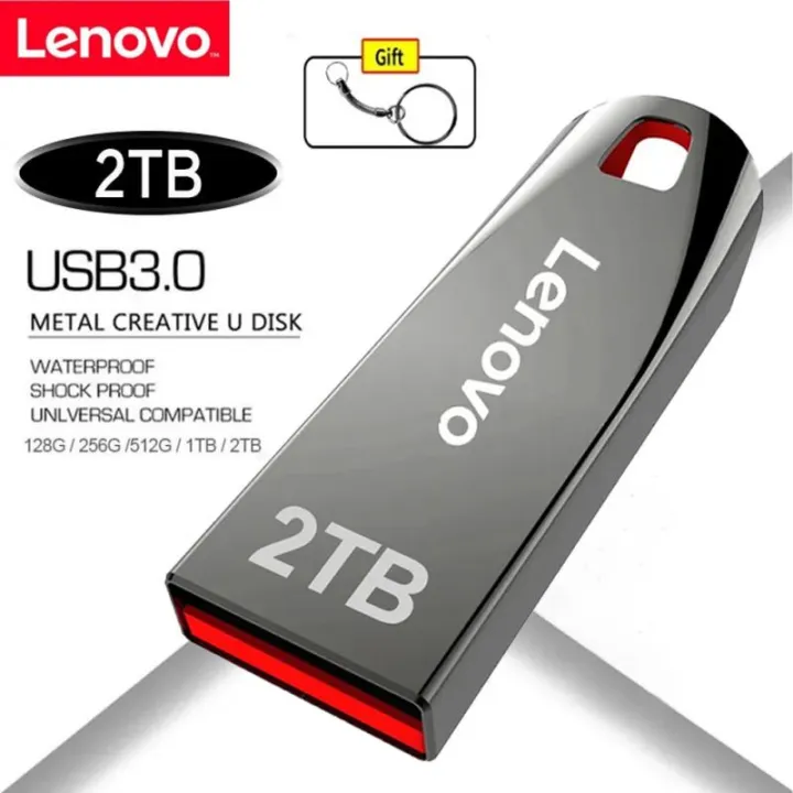 Lenovo 2TB USB 3.0 pen drive Metal High Speed flash disk 1TB 512GB usb ...