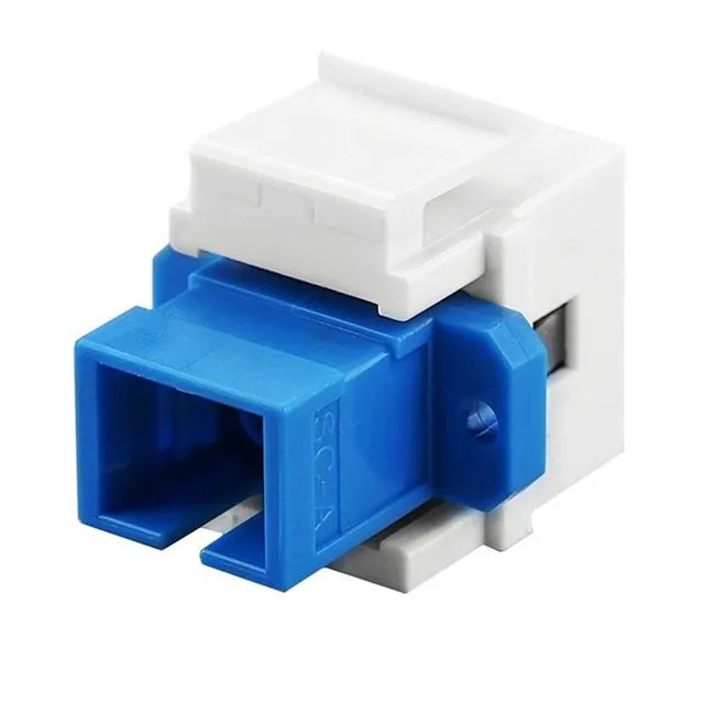 Sc Fiber Optic Adapter Sc F/f Keystone Module For Wall Panel Wiring ...