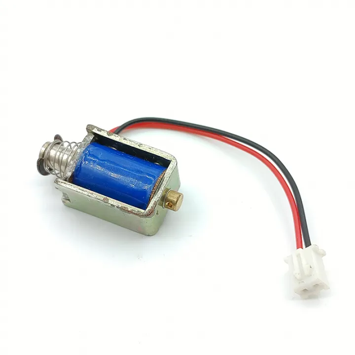 0520L DC 12V Electromagnet Through Push Pull Type Mini DC Electromagnet ...