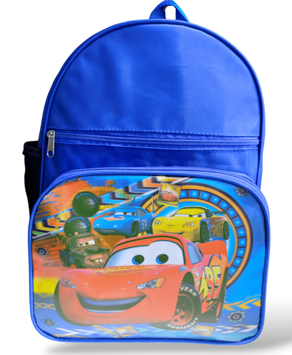 Cars Kids School Backpack for Grade 3, 4 & 5 Boys Blue Color Backpack ...