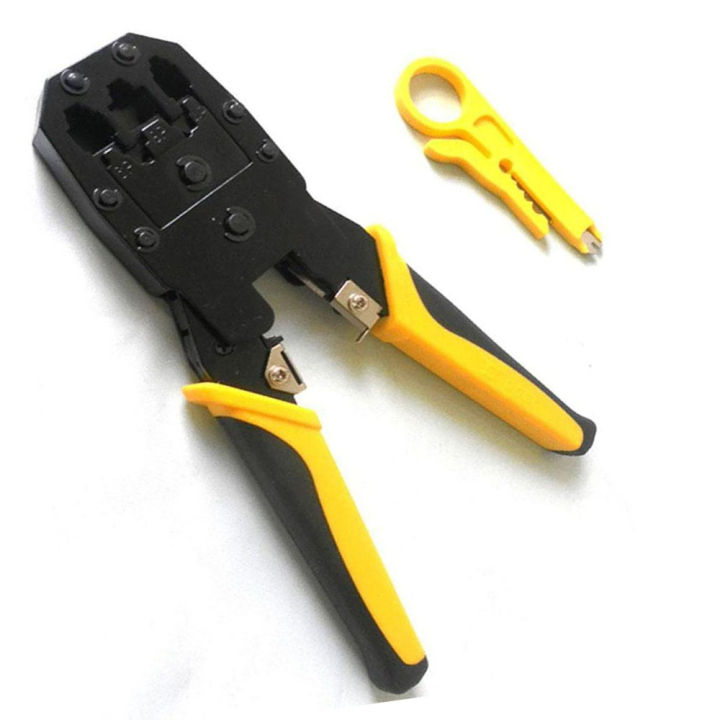 3 in 1 Modular Crimping Tool for RJ45 RJ12 RJ11 UTP CAT5e Cat6e ...