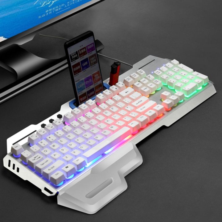 SHIPADOO GK70 Wired RGB Floating Detachable Hand Rest Gap Rainbow ...