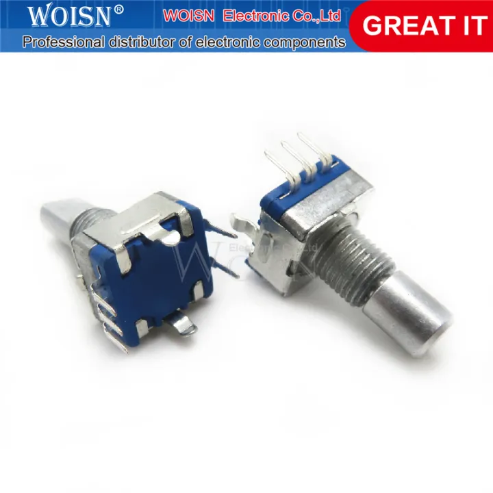 5pcs EC11 rotary encoder / coding switch / digital potentiometer 5 feet ...