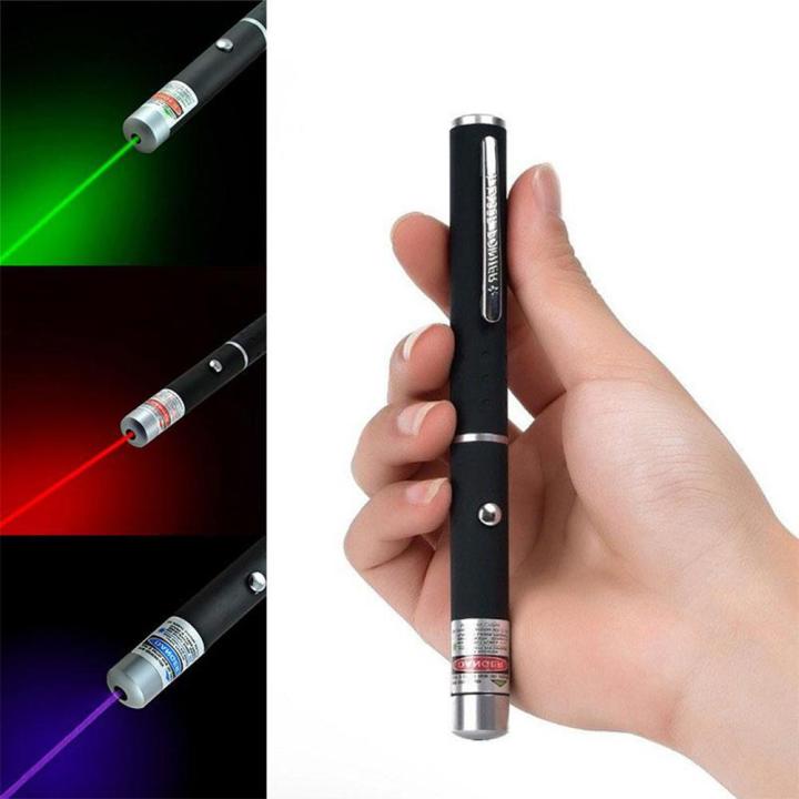 650nm Lazer Pointer Pen Sight 5mw High Power Green Blue Red Dot Pointer ...