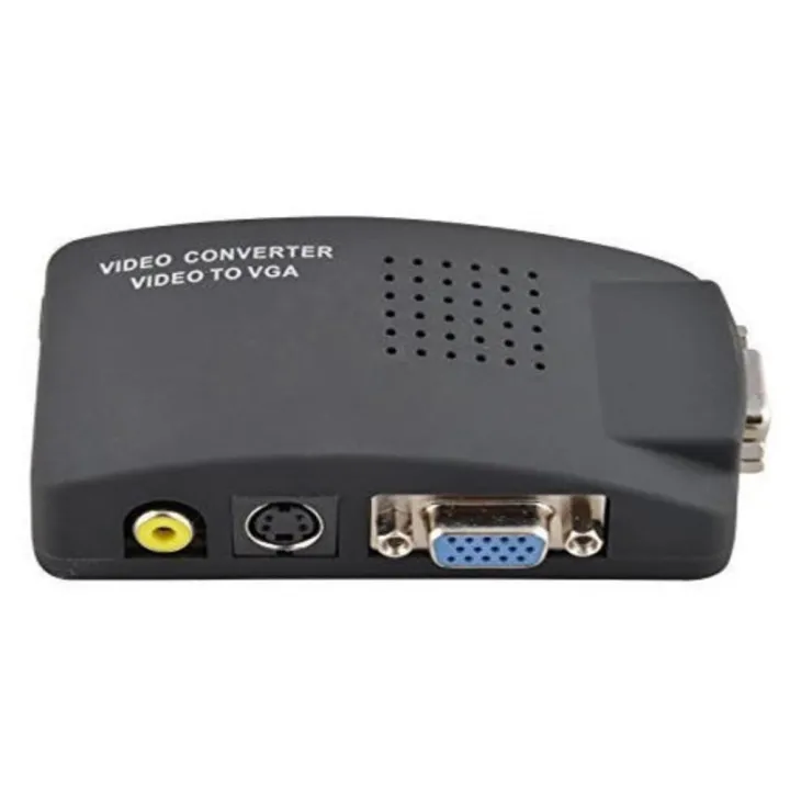 Video converter AV to VGA Converter av to vga Adapter TV Signal rca to ...