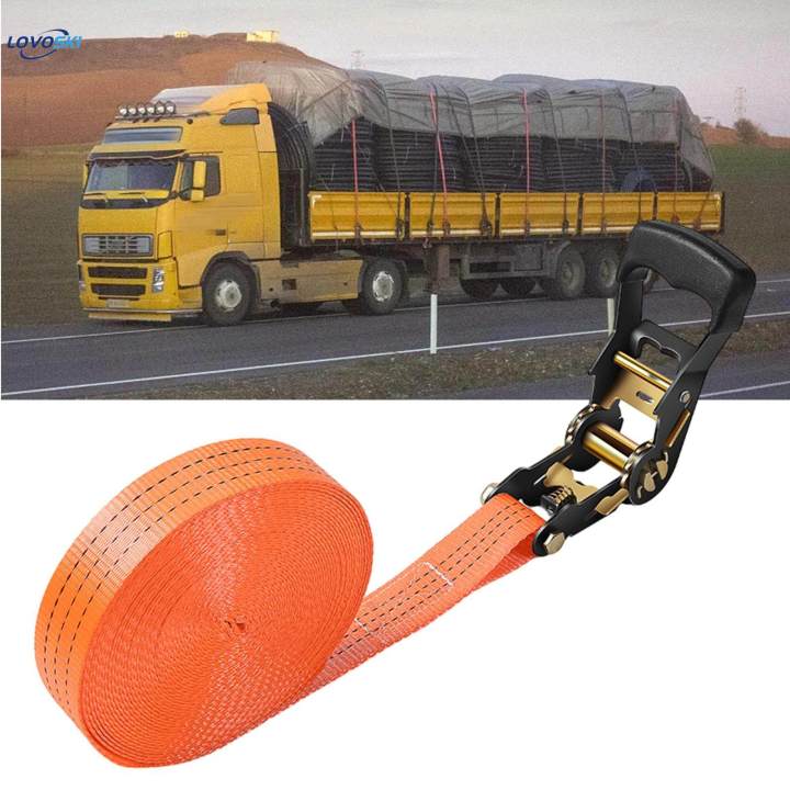 Tie Down Straps Ratchet Securing Straps 1.6inch Wide for Truck Trailers ...