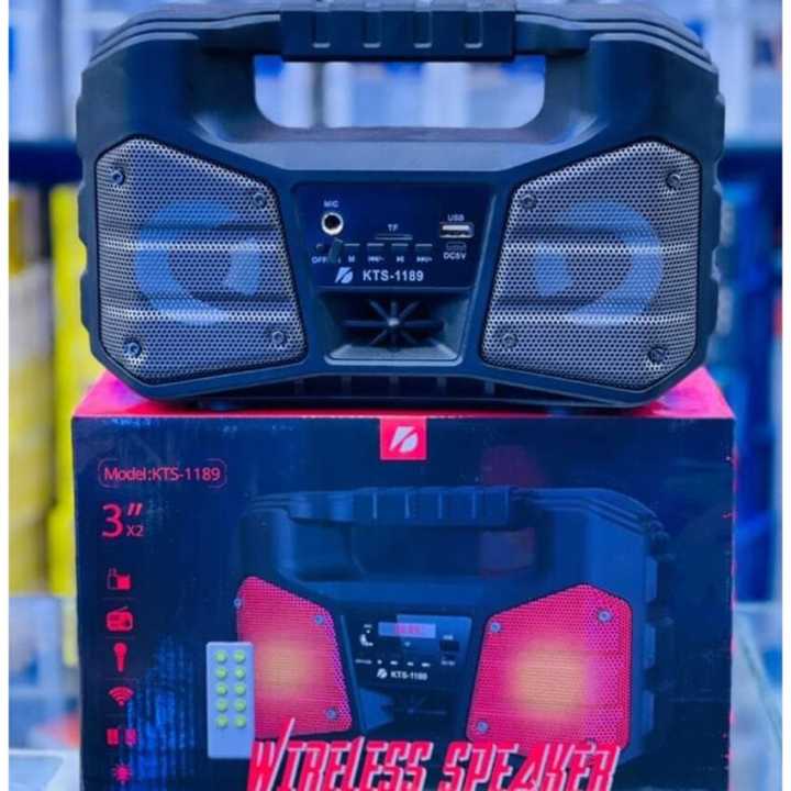 KTS-1189 3"x2 Wireless Speaker | Daraz.lk