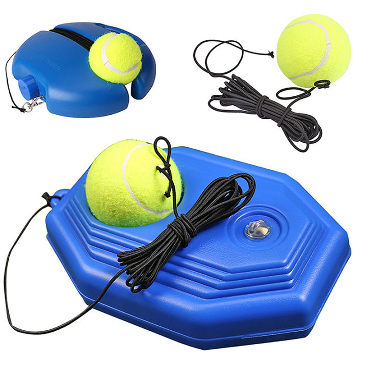 Heavy Duty Tennis Training Aids Base With Elastic Rope Ball Practice ...