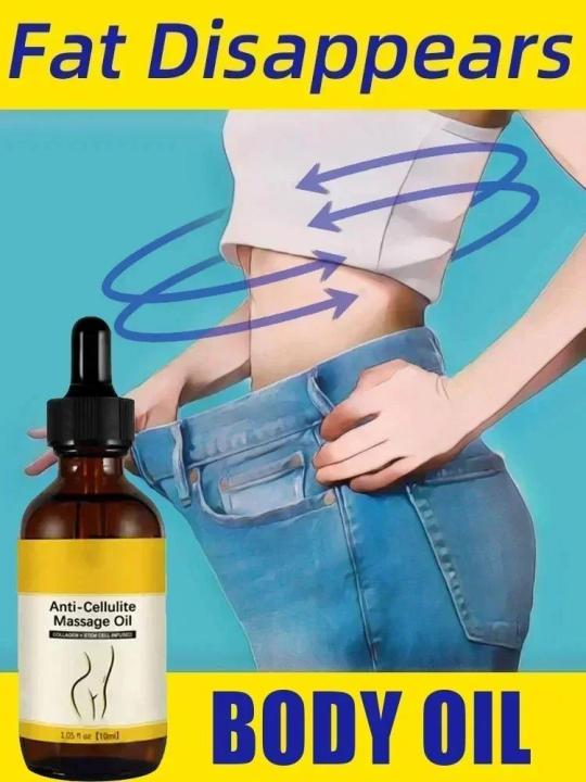 Collagen Lifting Body Oil Belly Fat Burner Thin Leg ing ock Cellulite ...