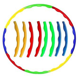 Hula Hoop Consists of 8 Inter-Lockable Pieces Hula Hoop Ring Zig Zag ...