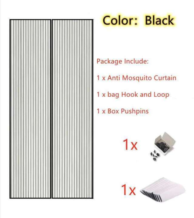 Magnetic Door Anti Insect Mesh Fly Mosquito Protection Net Magnet ...