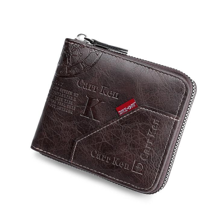 【FOOT SOFA】CarrKen's New Men's Wallet Retro European and American ...