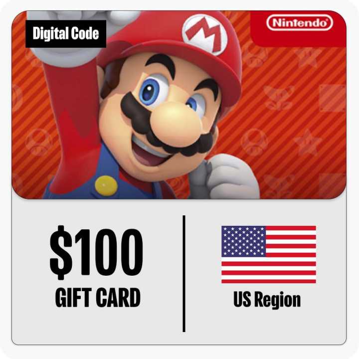 Nintendo Gift Card 100 USD - US Region | Daraz.lk