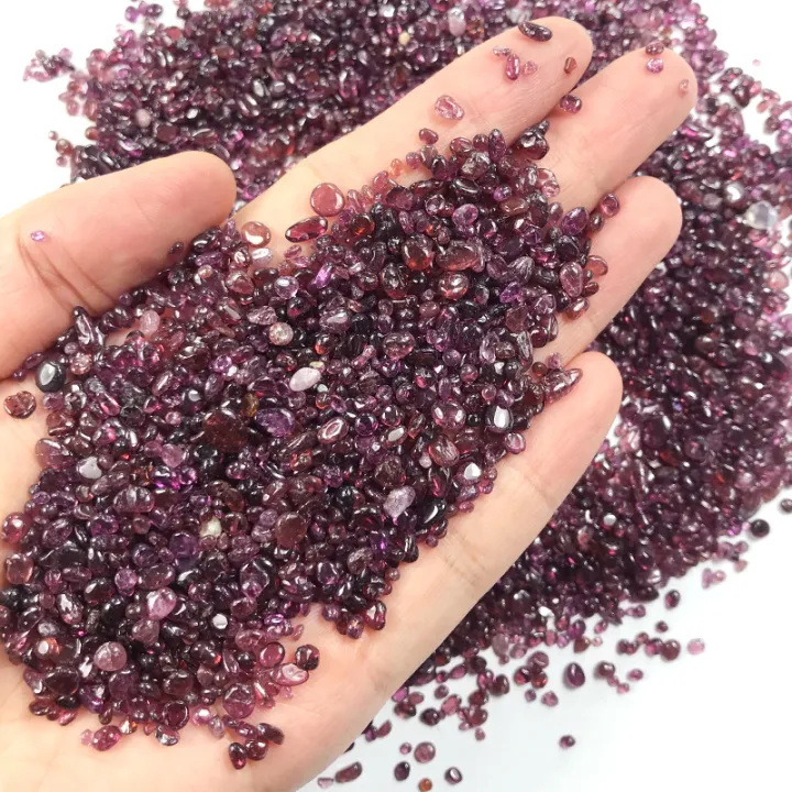 100g Red Garnet Quartz Crystal Polished Stone Rock Gravel Gem Healing ...