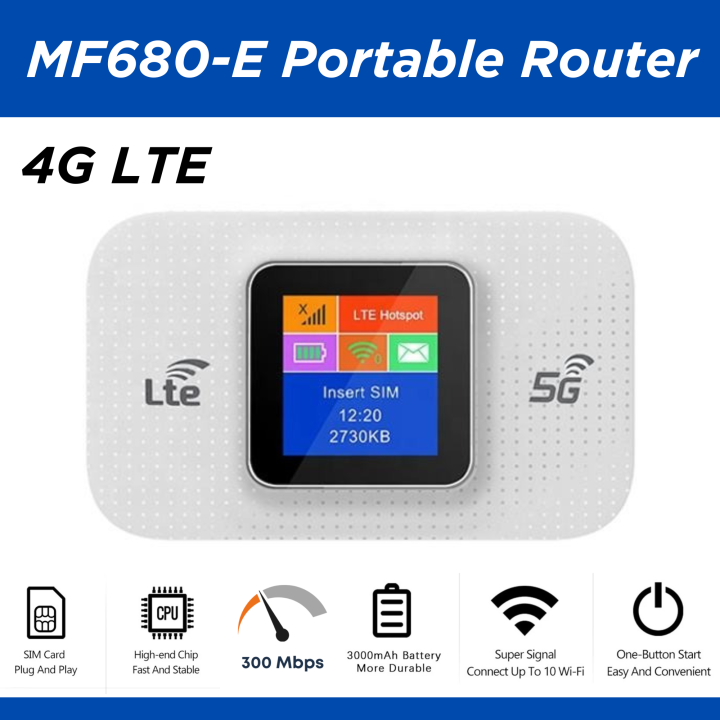 MF680 4G LTE Wireless Portable Router 3000mAh | Daraz.lk