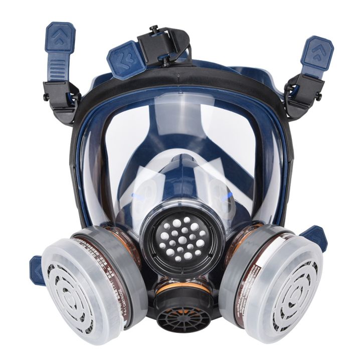 Silicone Full Face Gas Mask Respirator For Painting Spraying | Daraz.lk