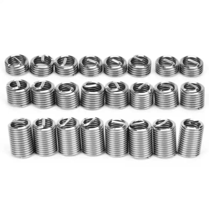 50Pcs Thread Repair Inserts Steel Wire Protection Sleeve Hardware ...