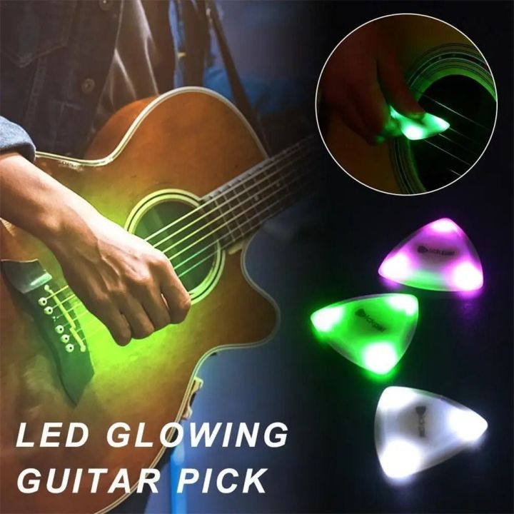 Guitar Players High-Sensitivity Luminous Pick Guitar Touch Automatic ...