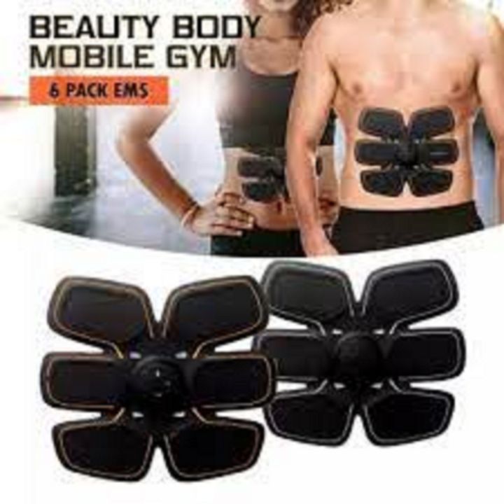 Mobile Gym 6 Pack EMS Abdominal Muscle Stickers | Daraz.lk