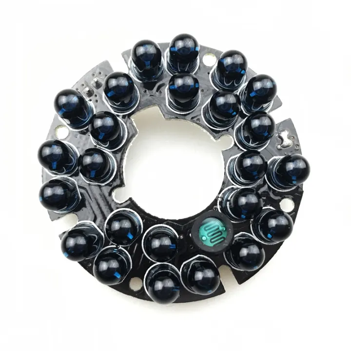 【Popular Categories】CCTV 24 IR LEDs 5mm 850nm 90 Degrees Bulbs Board ...