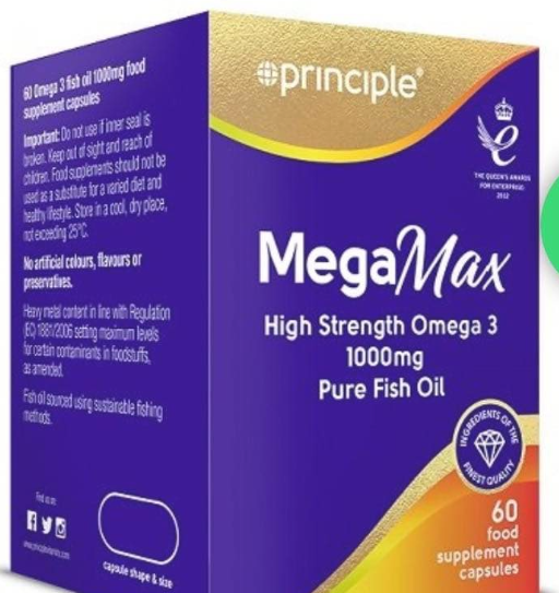 PRINCIPLE MEGAMAX OMEGA-3 60 CAPS | Daraz.lk