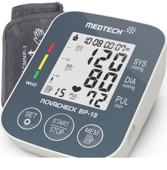 Medtech Automatic Digital BP Machine Blood Pressure Monitor BP18 | Daraz.lk