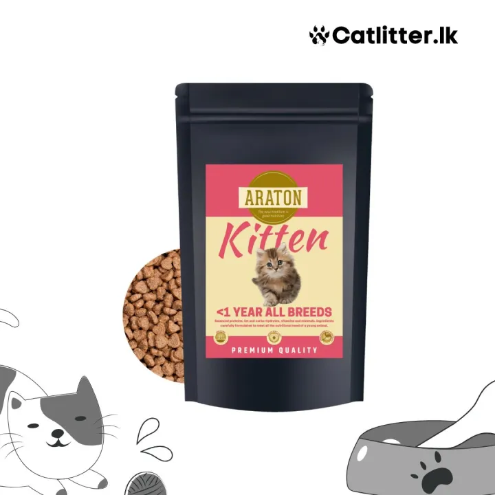 Araton Kitten Cat Food 500g(Repacked) | Daraz.lk