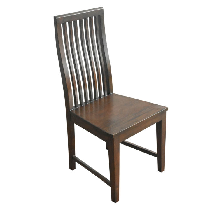 Don Carolis - Dining Chair Noble with Wooden Seat - Mahagony Wood ...