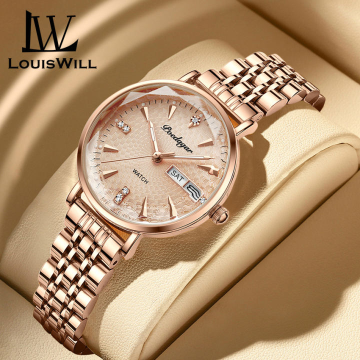 LouisWill Women’s Blanche Rhinestone Watch for women | Daraz.lk
