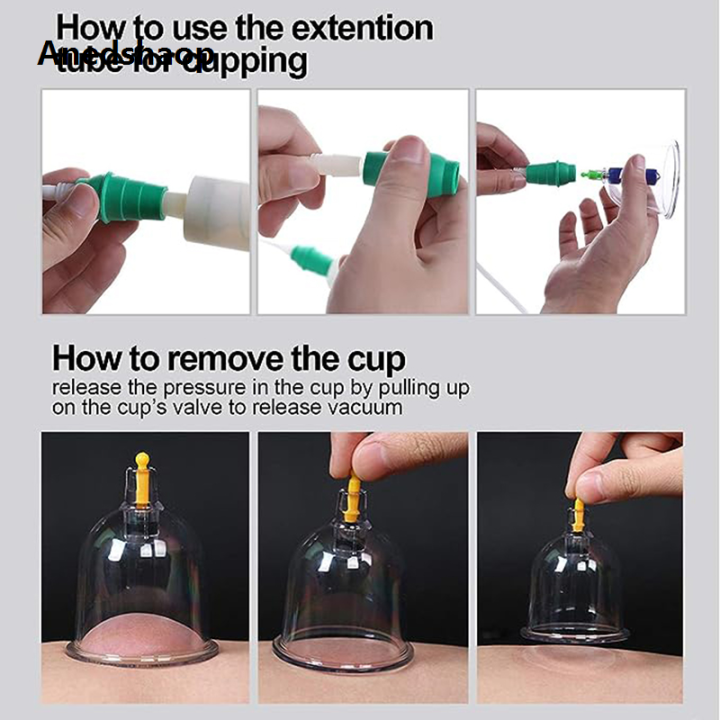 Anedshaop 32 Cupping Therapy Set Vacuum Massager Ventosa Professional ...