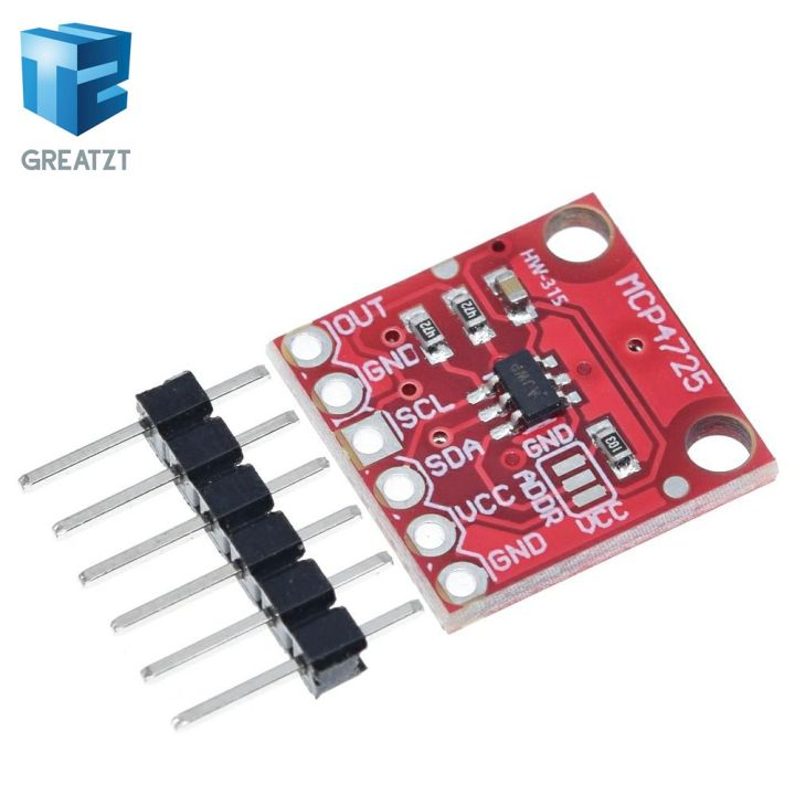 【Daily Necessities For Anyone Store】GREATZT MCP4725 12Bit I2C DAC Digital Converter Module ...