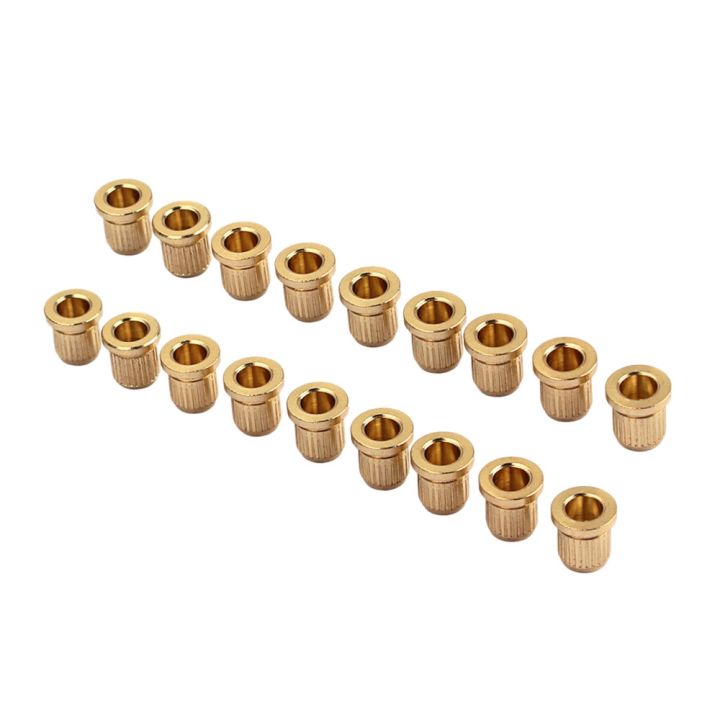 Guitar Through Body Strings Ferrules Gold String-Through Body Ferrules ...