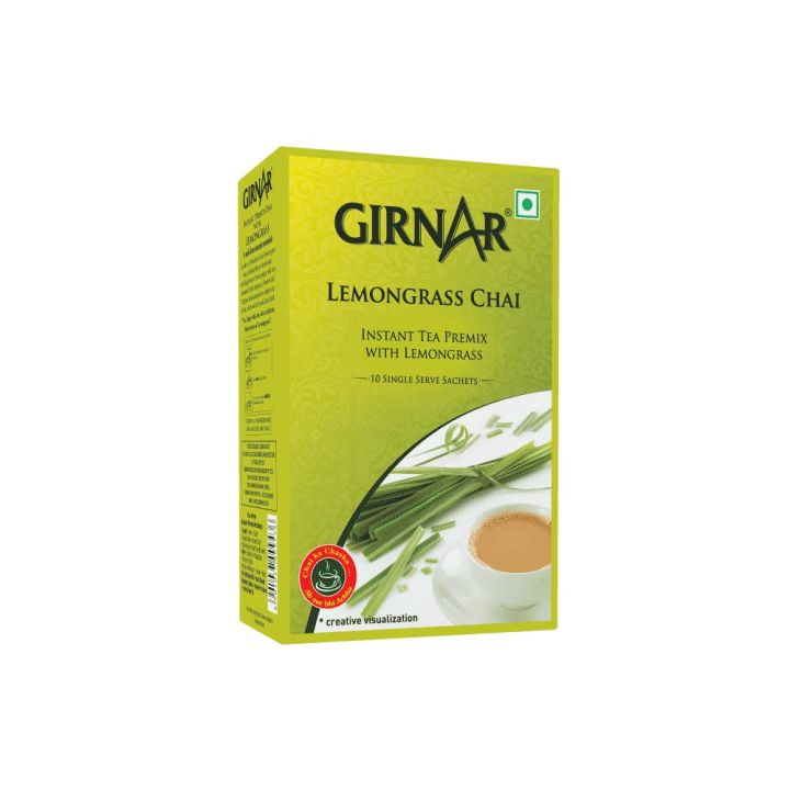 Girnar Instant Premix Lemongrass Chai (10 Sachets) FROM INDIA (SAM ...