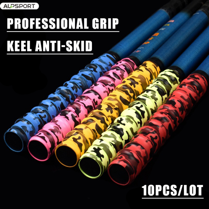 ALP 10 PCS/SET Camouflage Anti Slip Head Yonex Overgrip Tennis Grip ...
