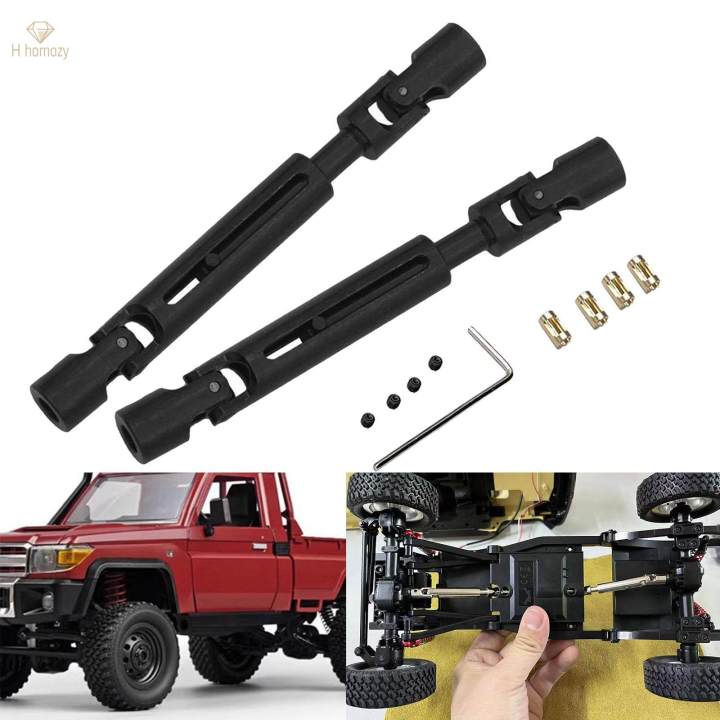 【Fanco Toy store】（NEW）2 Pieces RC Car Drive Shaft Durable 1:12 Scale ...
