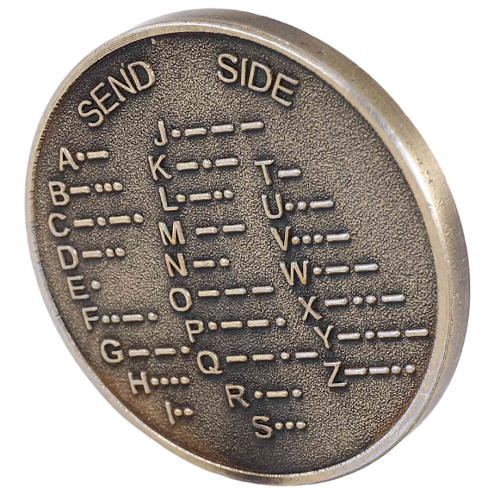 CW Morse Code Commemorative Coins CW Training Coin Morse Code Training ...