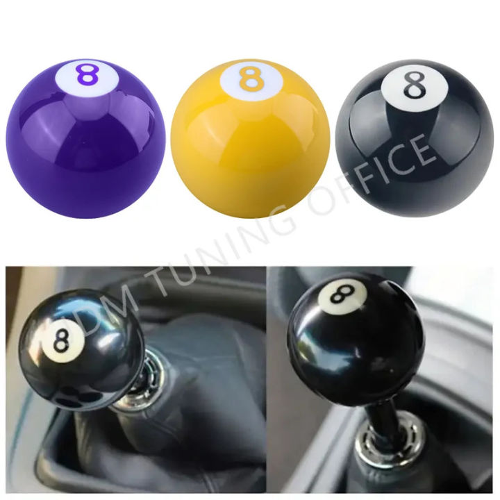 Brand New Car Gear Shift Knob Pool Billiard 8 Style Ball Round Shifter ...