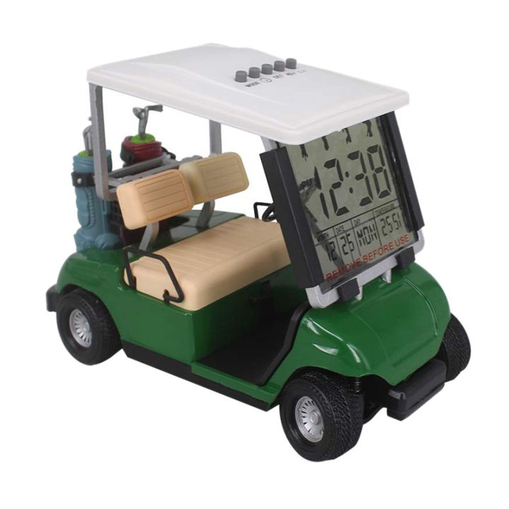 ARELENE Toy Golf Cart Golf Alloy Mini Model Mini Golf Cart Clock Golf ...