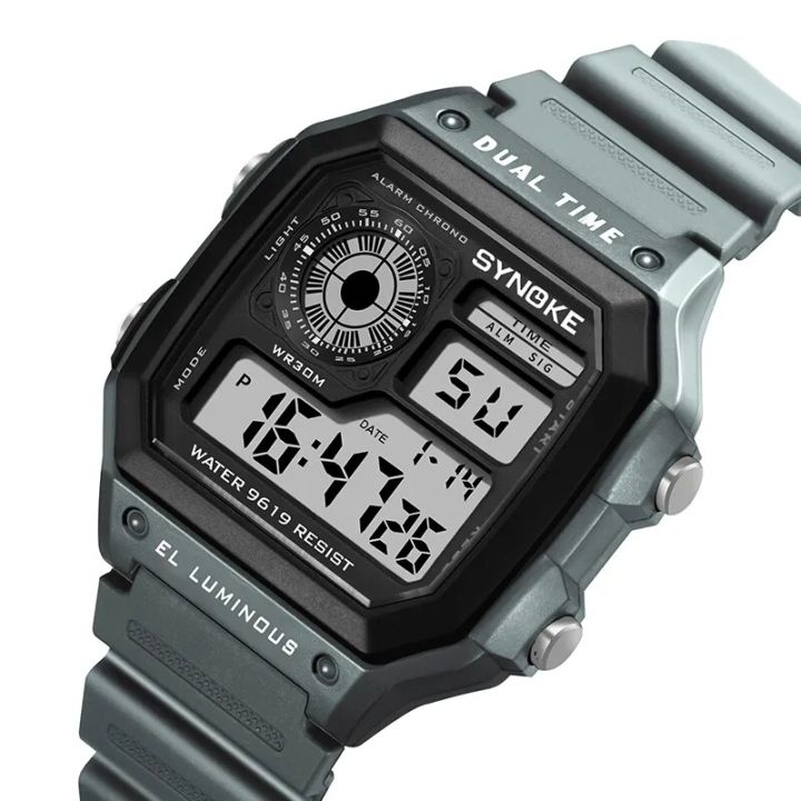 【DIV MALL】SYNOKE Sports Watches Multi-function Business Waterproof Male ...