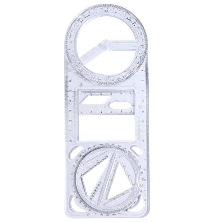 Office Supplies Activity Angle Drawing Ruler Multifunctional 360 ...