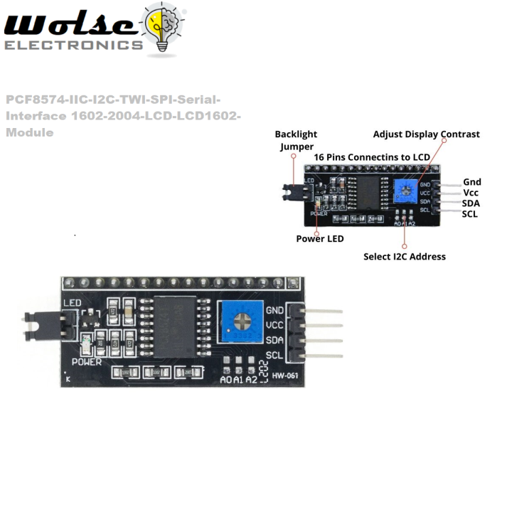 IIC I2C TWI SPI Serial Interface Board Port 1602 2004 LCD LCD1602 ... IIC I2C TWI SPI Serial Interface Board Port 1602 2004 LCD LCD1602 ...