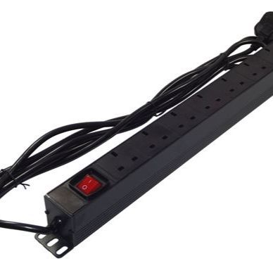 Power Bar/Power Distributor/ PDU 7 Way 3M Cable UK Plug Power ...