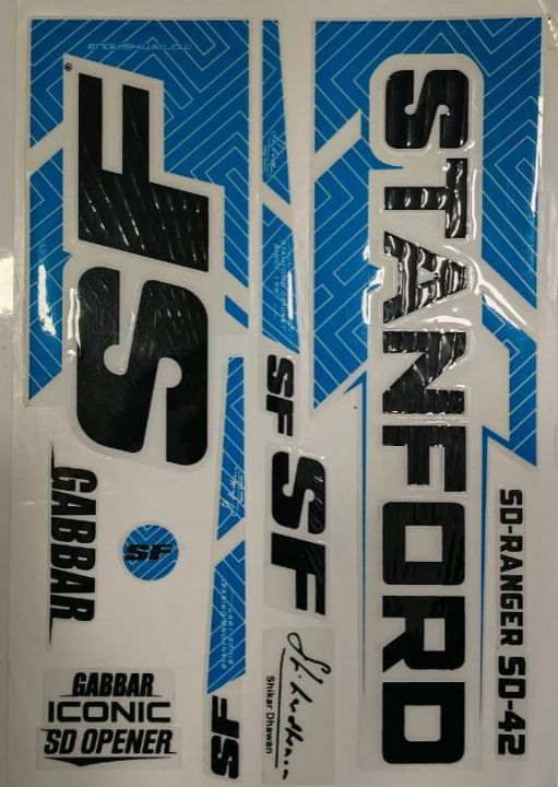 3D original cricket bat sticker/ Embossed cricket bat stickers | Daraz.lk