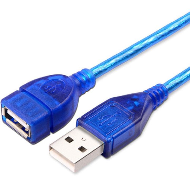 USB 2.0 Male To Female Extension 1 foot Cable High Speed USB Extension ...