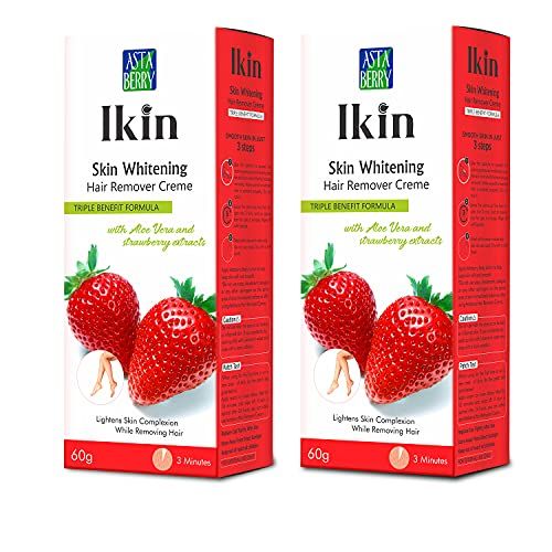 Ikin Skin Brightening Hair Remover Cream For All Skin - Bikini Hair ...