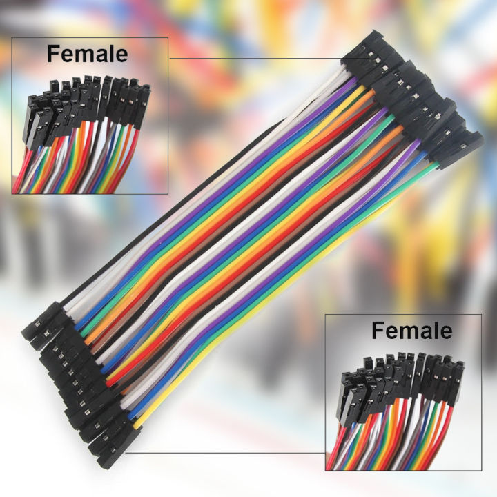 40Pin 20CM Female to Female (F-F) Dupont Cable Breadboard Jumper Wire ...