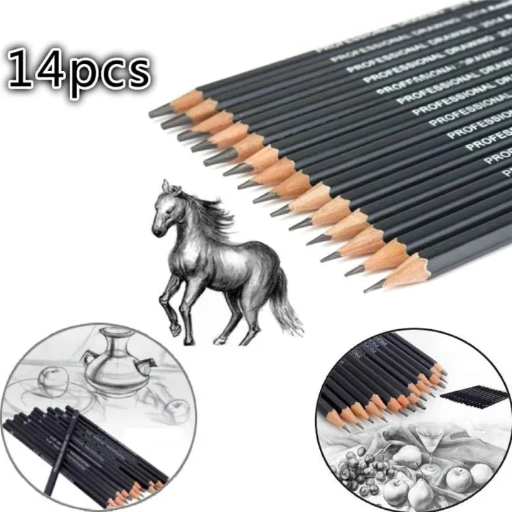 School Supplies Students For Exam 4B 5B 6B 10B 12B 1B Drawing Pencil ...