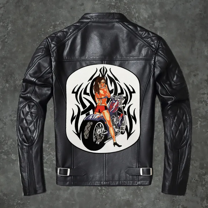 Motorcycle Knight Boutique Large Embroidery Patch Personalized Leather ...