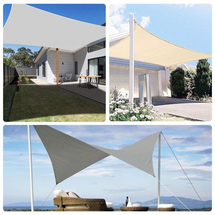 Upgrade UV Block Sun Shade Sail Quadrilateral Sun Protection Awning ...