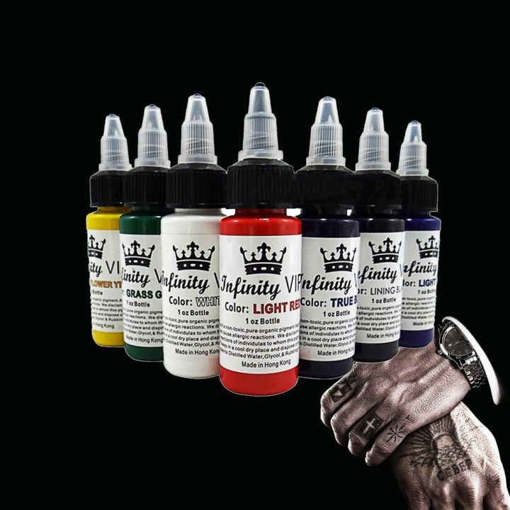 【Special Promotion】 30ML/Bottle Professional Tattoo Pigment Inks Safe ...